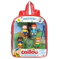 Caillou Mini Backpack with Action Figure Collection, 5 Piece - Walmart.com