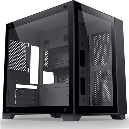 Hantdan PC CASE Mini Mid-Tower Computer Gaming Case Tempered Glass ...