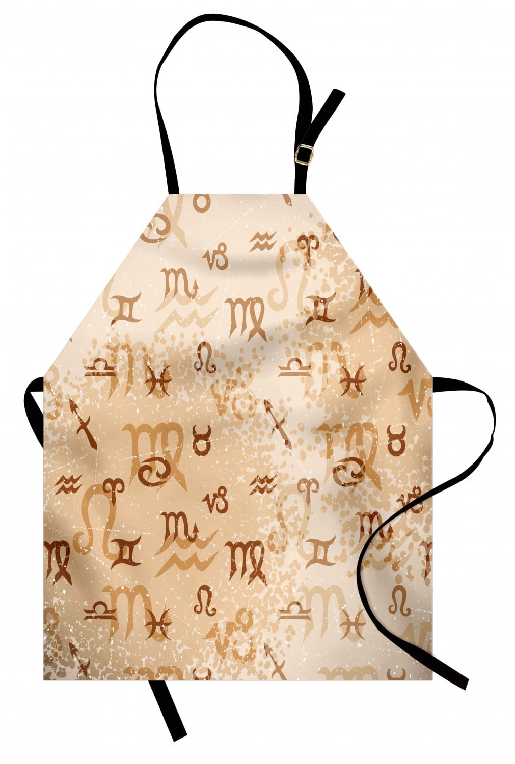 Astrology Apron Ancient Abstract Astrological Zodiac Signs Grunge ...