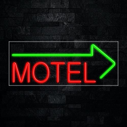 Motel LED Neon Sign 30"L x 12"H #31442 - Walmart.com