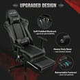 GTRACING Gaming Chair Office Chair PU Leather with Footrest ...