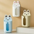 Cartoon Tissue Holder Wall-Mounted Tissue Box Adhesive Paper Dispenser ...