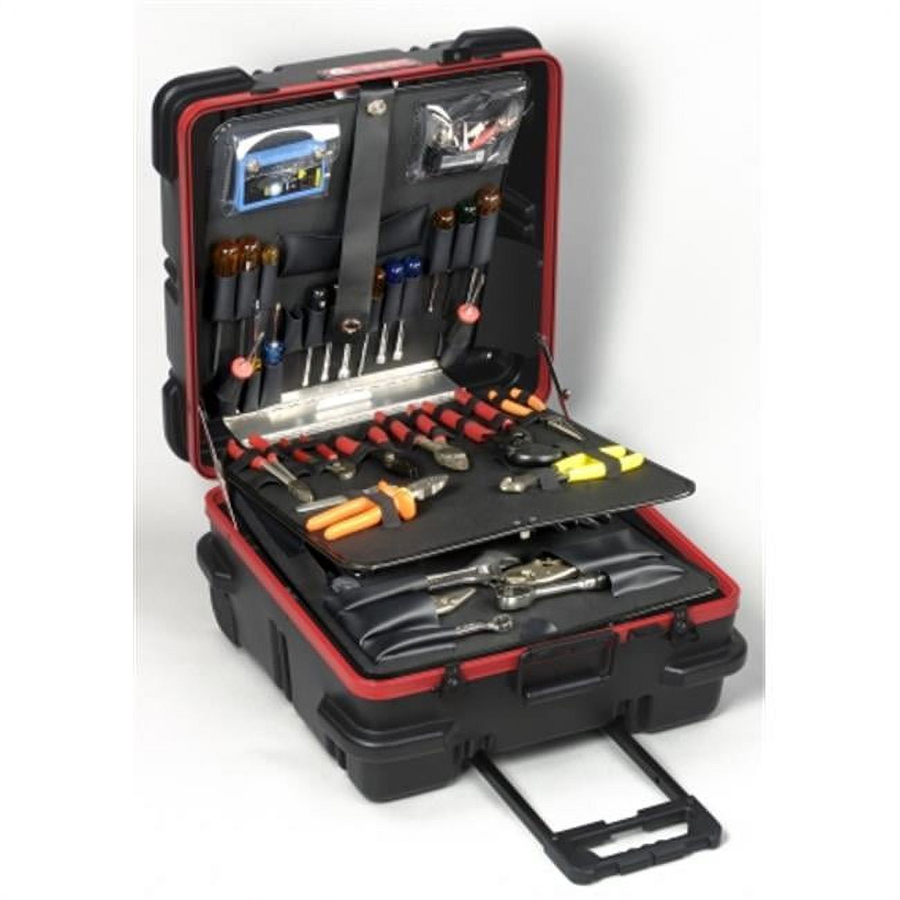 Chicago Case Co 95-8582 RMMS19CART Military Ready Square Black Tool ...