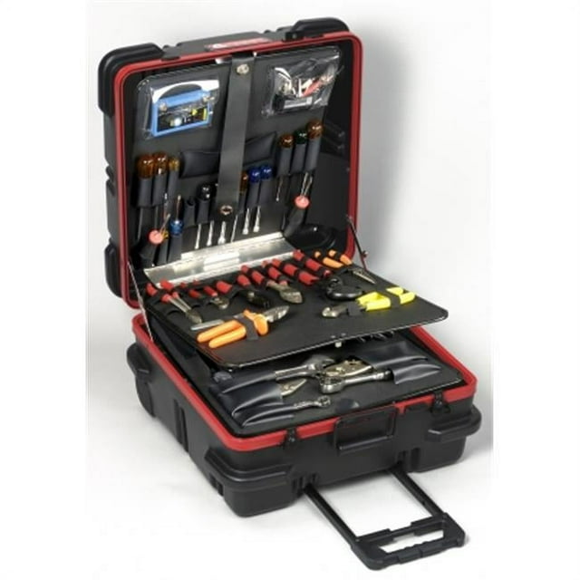 Chicago Case Co 95-8582 RMMS19CART Military Ready Square Black Tool ...