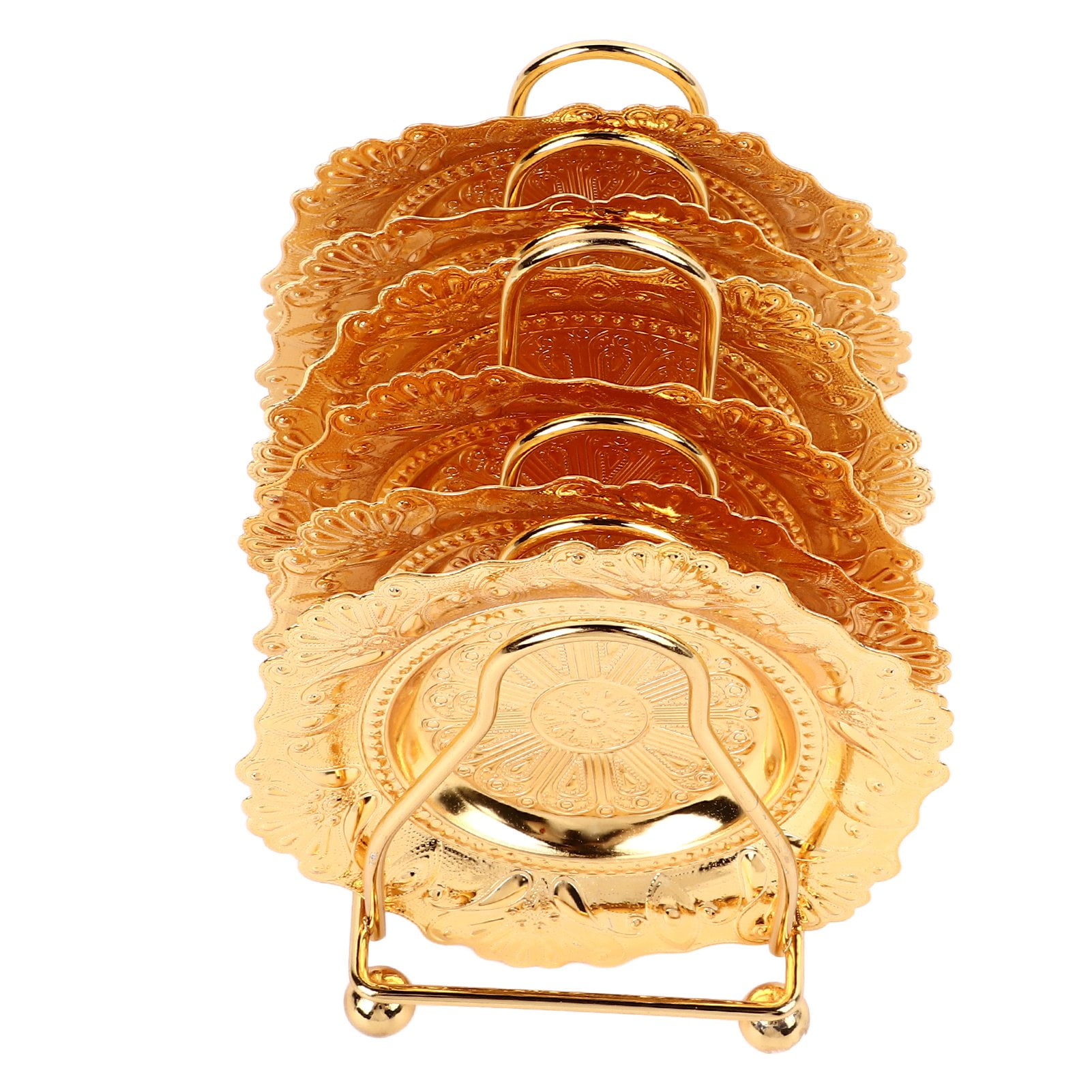 Click here for Zaqw Metal Drink Coasters  Glittering Metal Coaste... prices