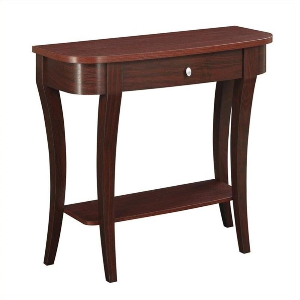 Click here for Convenience Concepts Newport Console Table In Maho... prices