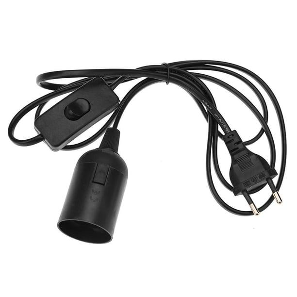 Jasmine E27 Lamp Bases with Switch Wire for Pendant Bulb Hang Light ...