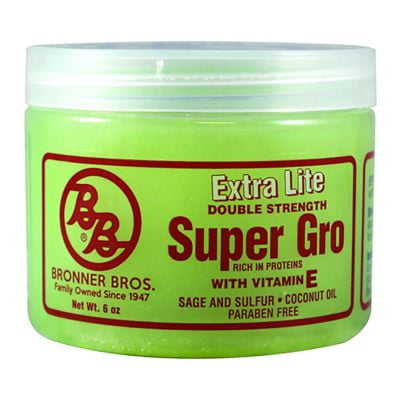 Bronner Brothers Super Gro Extra Lite Double Strength, 6 oz - Walmart.com