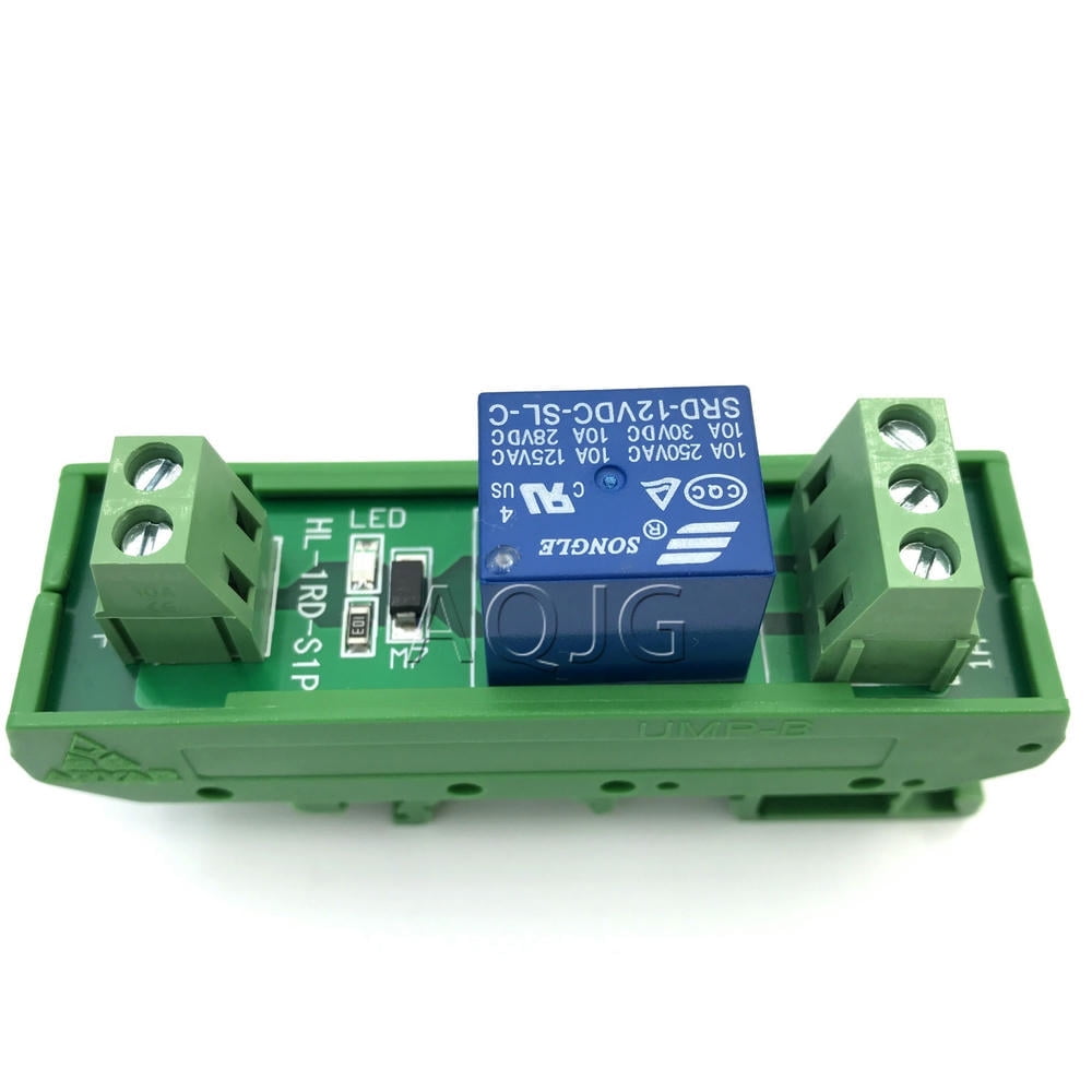 FOR 1 Channels relay module DIN Rail Mount SRD-05VDC-SL-C SRD-12VDC-SL ...