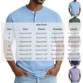 Big & Tall Men's Henley Shirts Short Sleeve 3 Button Business Casual ...