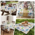 Cartoon Love Seamless Table Cloth 52x70in, Waterproof Rectangle ...