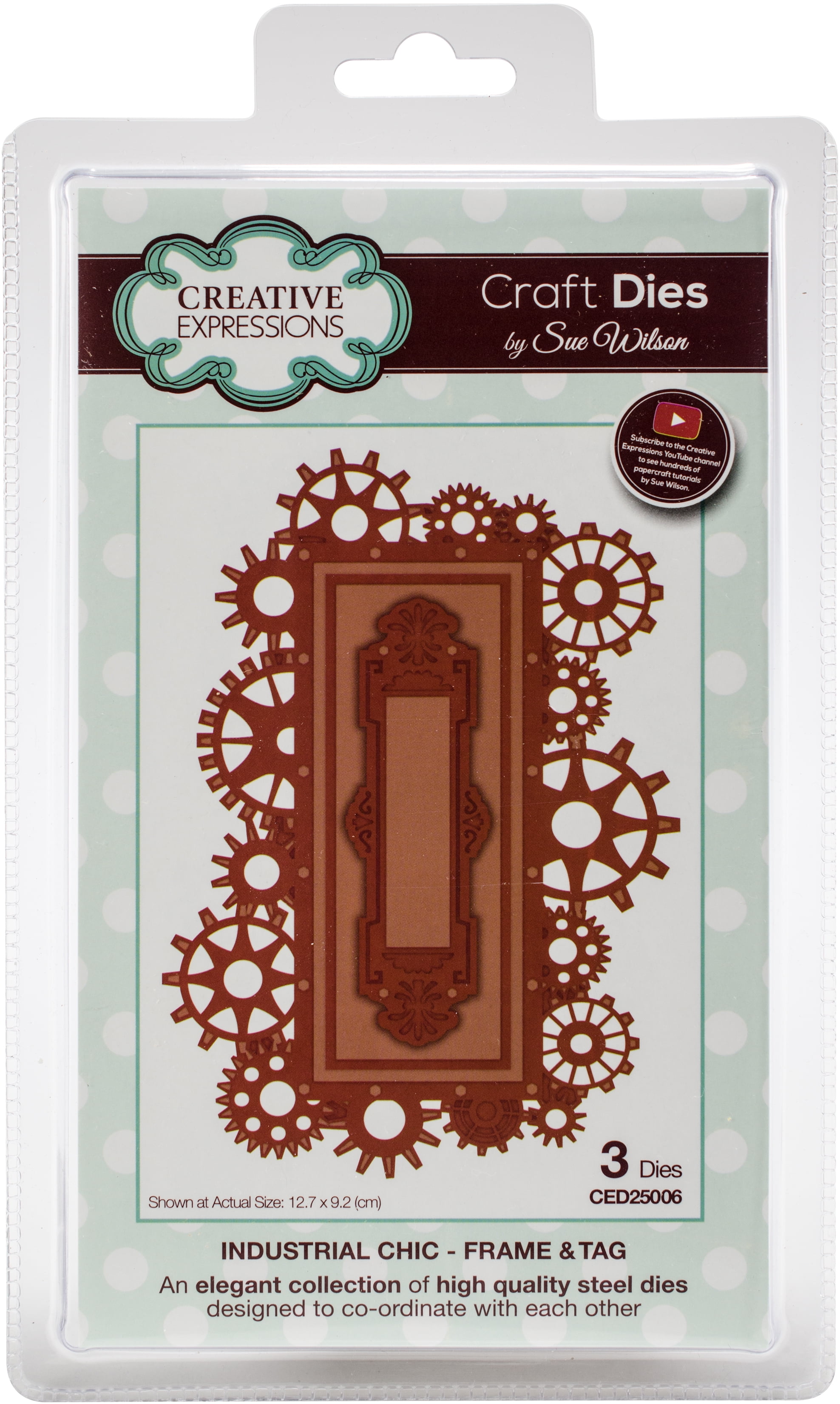 Creative Expressions Craft Dies By Sue Wilson-Industrial Chic-Frame ...