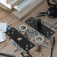 WHAMVOX Heavy Duty 360° Pivot Hinge Stainless Steel Hidden Door Hinge ...