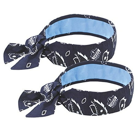 Ergodyne Chill Its 6700CT Cooling Bandana, Lined with Evaporative PVA ...