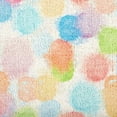 Mainstays Washable Indoor Area Rug, Paint Dots Multicolor, 35.43"x55.12 ...