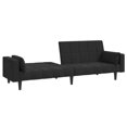 Vidaxl 2 Seater Sofa Bed Upholstered Convertible Sleeper Sofa Couch Velvet