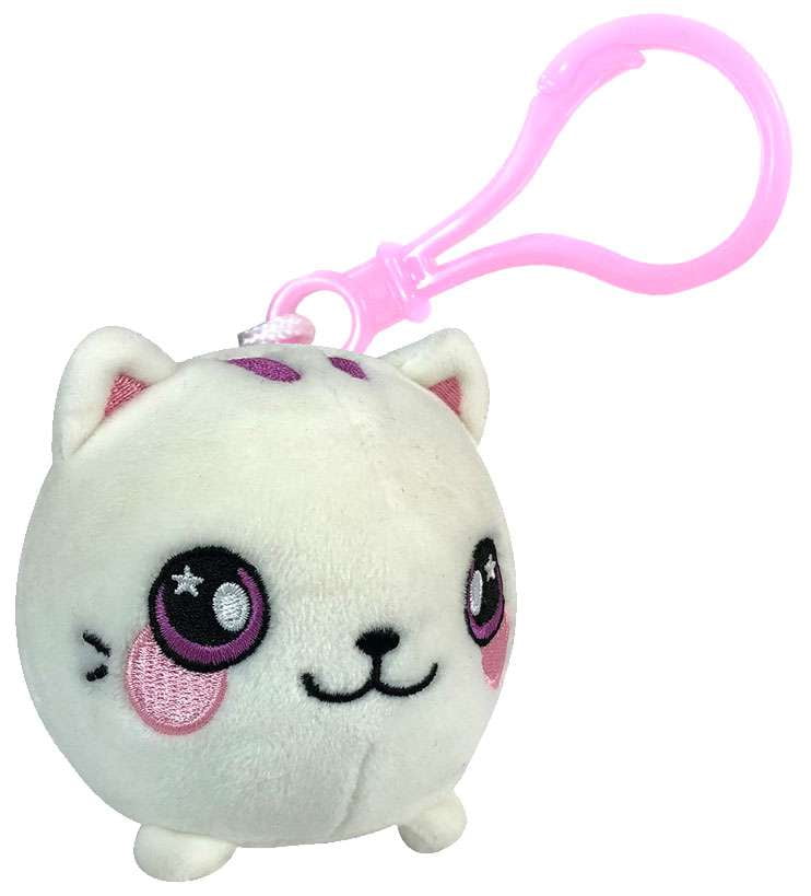 Squeezamals Cat Plush Keychain Squishy Cat Plush Stuffed Animal ...
