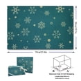 Christmas Green Kraft Wrapping Paper,5 Sheets Xmas Snowflake Gift ...