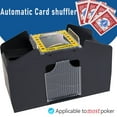 Ifcow 4 Decs Automatic Card Shuffler,Electric Poker Cards Shuffling ...