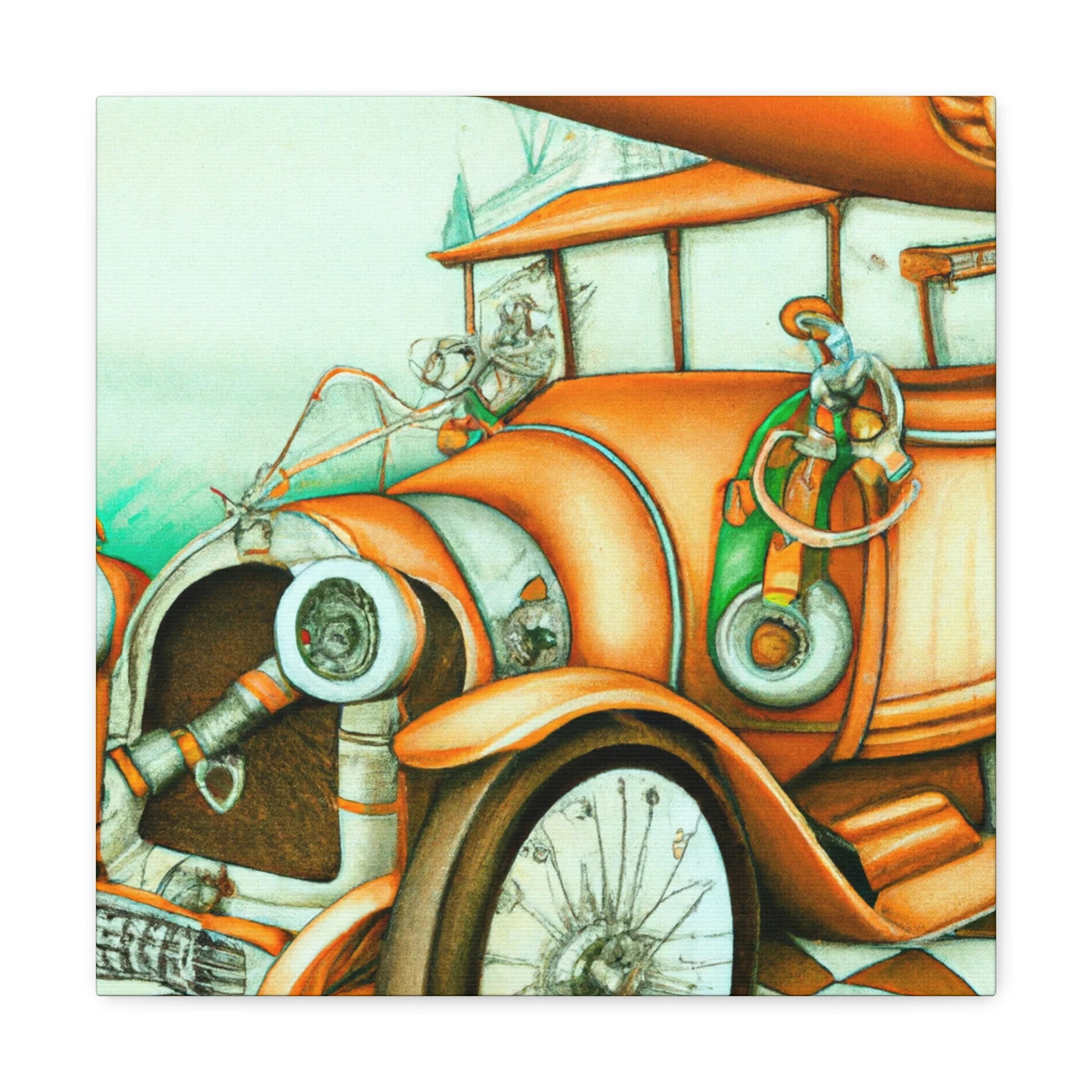 Automobile Musing Dreams - Canvas - Walmart.com