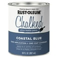 2 Pack, Coastal Blue, Rust-Oleum Ultra Matte Chalked, Quart - Walmart.com