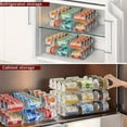 3-Tier Can Organizer Rack for Pantry Fridge 36-Capacity Stackable ...