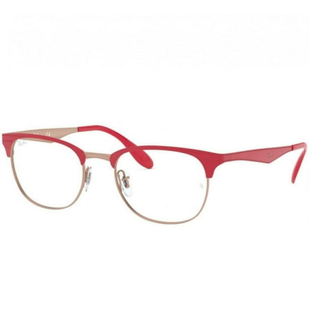 Ray-Ban RB6346-2974 Red Round Metal Unisex Eyeglasses | Walmart Canada
