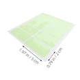 BESTYASH 30Pcs Light Green Luminous Night Light Plate Cover Stickers ...