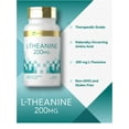 L-Theanine 200mg Supplement | 120 Capsules for Men and Women | by ...