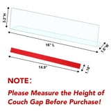 DIYMAG 8 Pack Clear Toy Blockers for Furniture, 16" L x 3.2" H Under ...