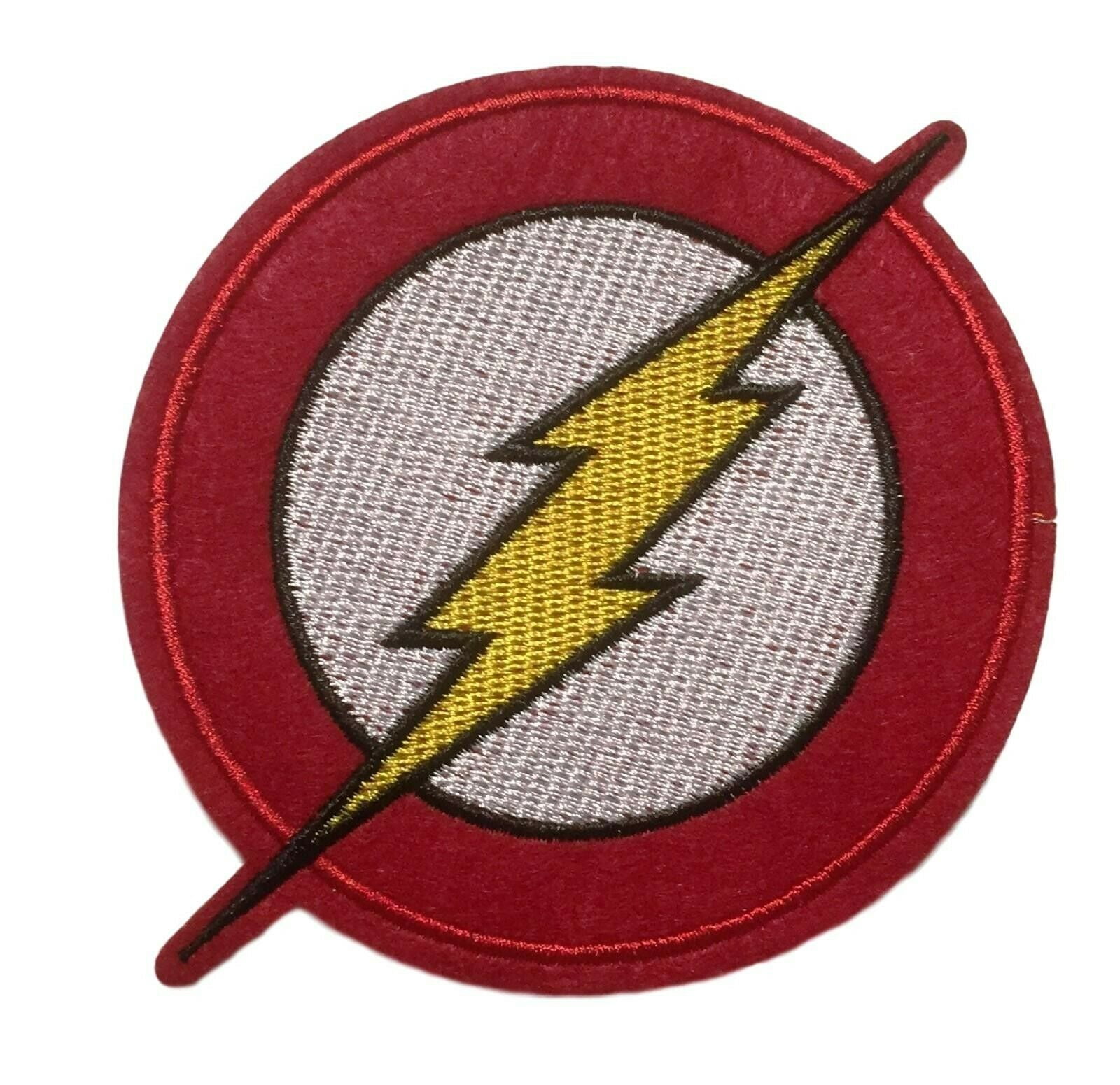 Lightning Bold Symbol Colourful Iron on Sew on Embroidered Patch Kids ...