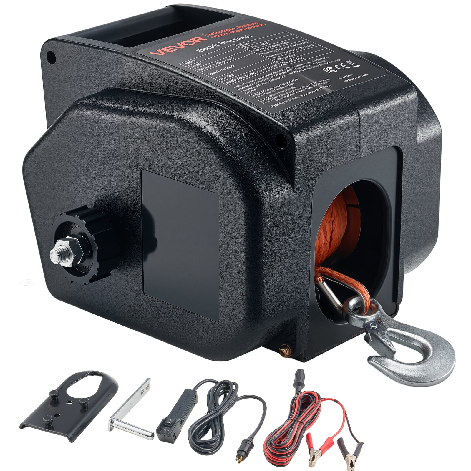 Click here for Vevor Electric Boat Winch  12v Dc 300w  Reversible... prices