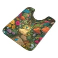 Bathroom Plush Absorbent Mat Single Square Pad 16x24Inches Bath Mat ...