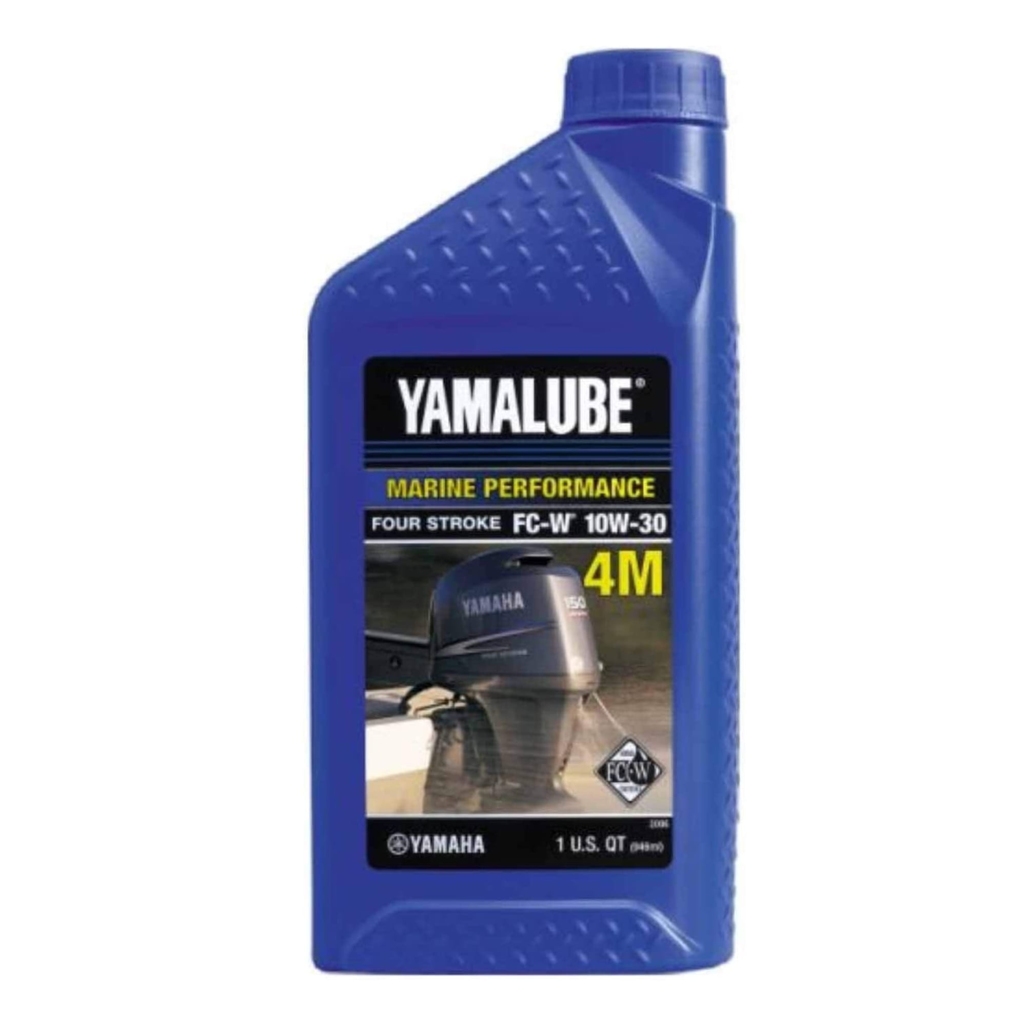 Yamaha Marine New OEM 4W Watercraft Engine Oil, 10W-40 1qt/32oz, LUB ...