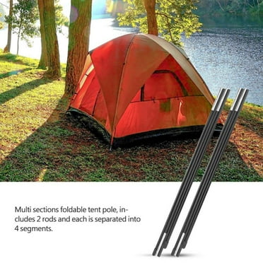 Camping Tent Pole, Fiberglass Camping Tent Pole Bars for Double Tents ...