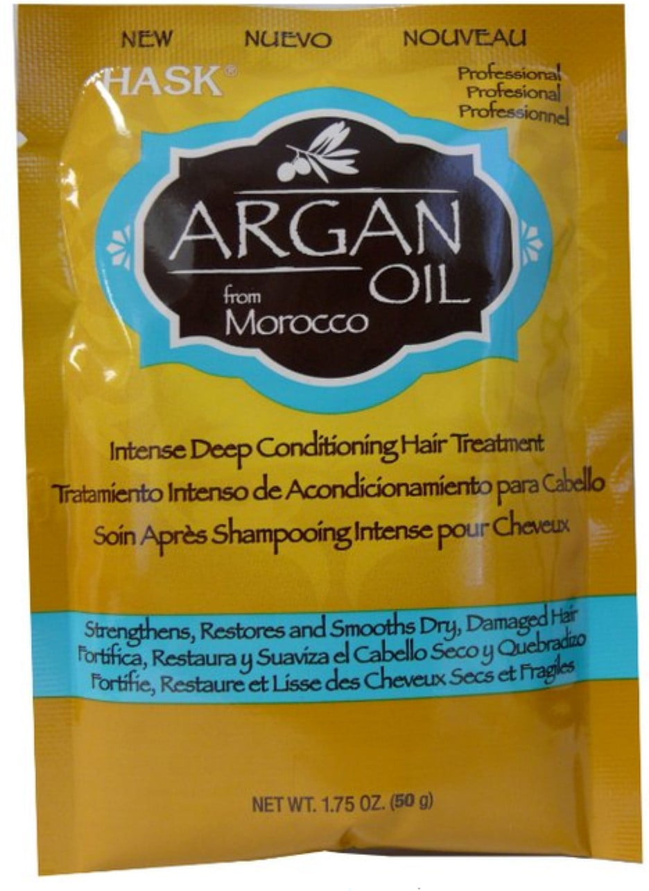 Hask Argan Oil From Morocco, Intense Deep Conditioning Hair Treatment ...