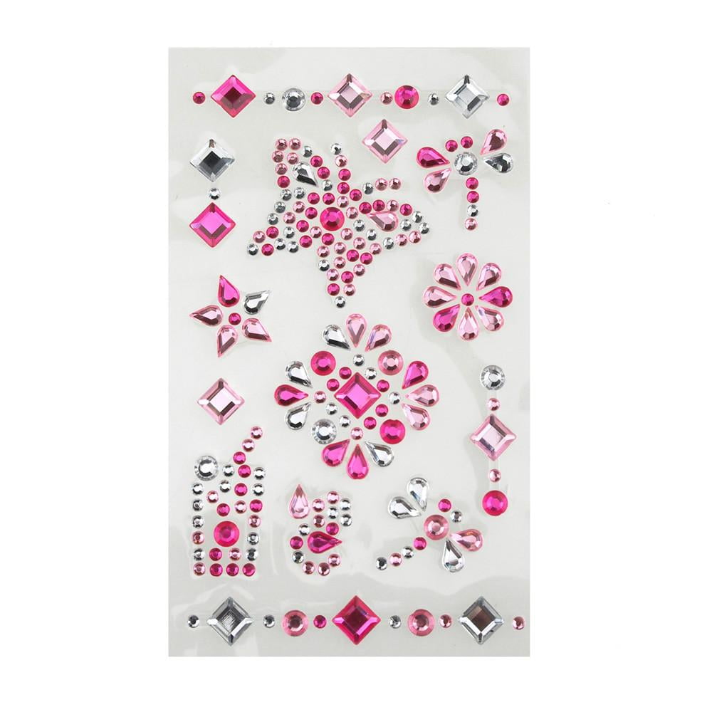 Self-Adhesive Rhinestone Stickers, Butterfly, 14-count - Walmart.com