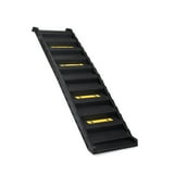 Pefilos Foldable Plastic Dog Ramp, 60" Lightweight Portable Pet Stairs ...