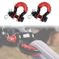 Rugged D-Ring Shackle 28660lbs Break Strength 5/8" 18mm Pin Towing Gear ...