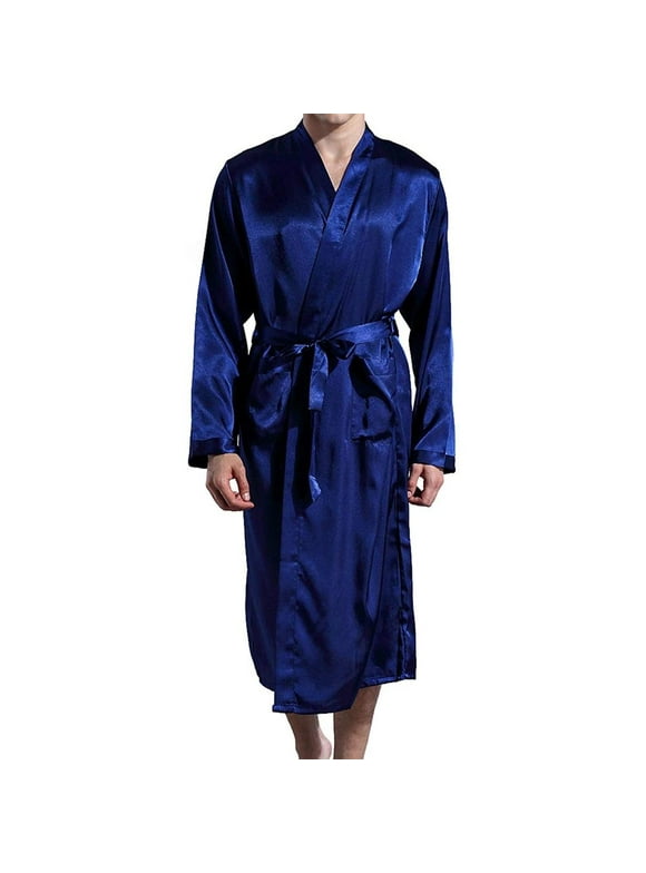 Mens Satin Robe