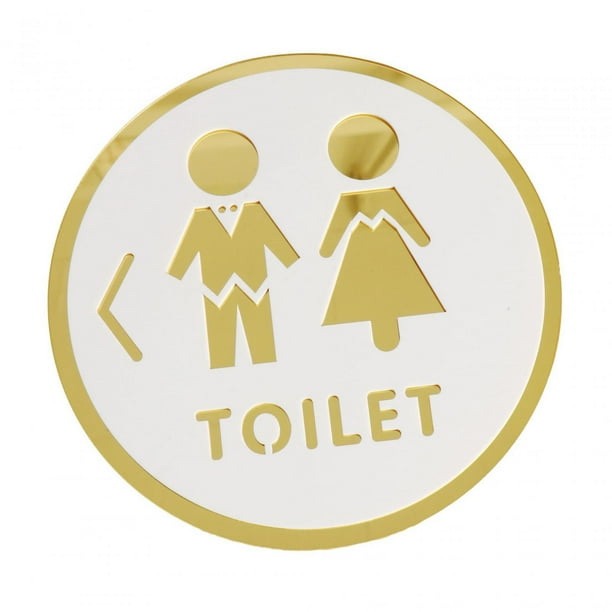 Toilet Door Sign, Bathroom Sign, Toilet Symbol Bathroom Symbols ...