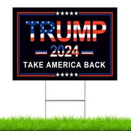 President Donald Trump Big Head Yard Sign, 19" x 14" - Walmart.com