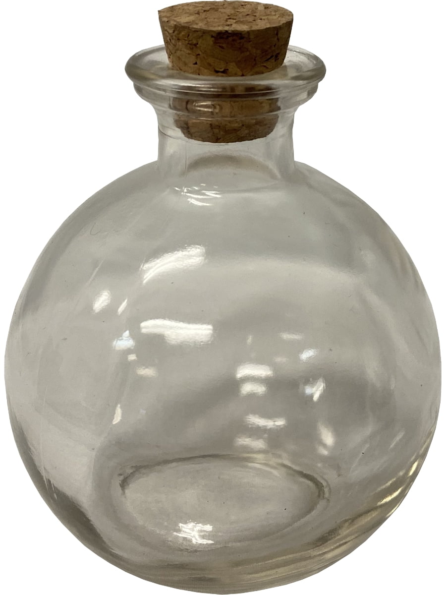 Studio Halloween Glass Potion Bottle With Cork - Walmart.com