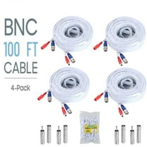 ANNKE 4 Pack 30M/100ft Video Power Cables, BNC Extension Wire for ...