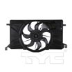 Auxiliary Radiator Fan Assembly - Compatible with 2012 - 2017 Ford ...