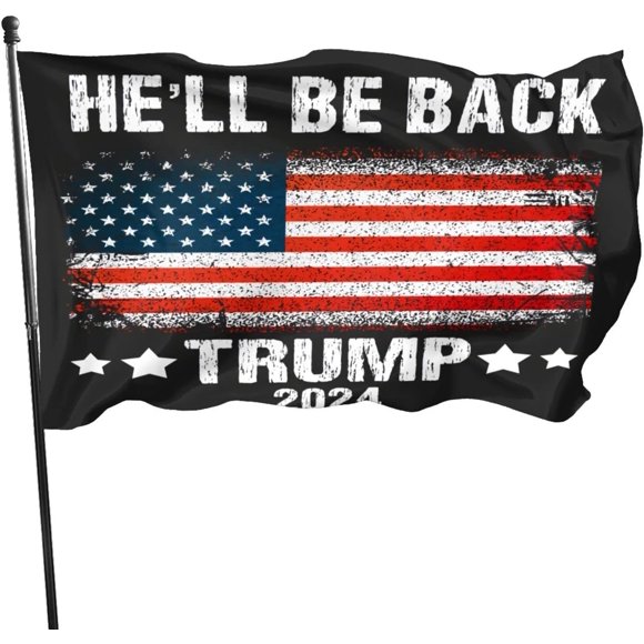 Trump Car Flag