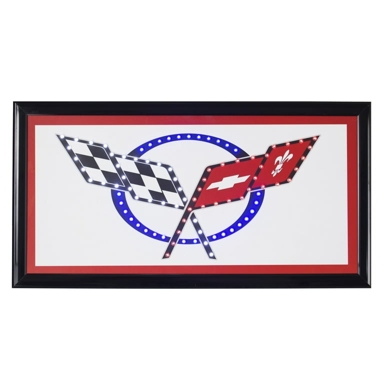 Chevy Logo With Checkered Flag