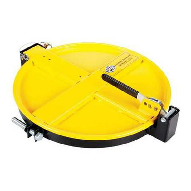 Latching Drum Lid,Yellow - Walmart.com