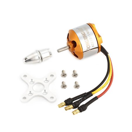 DXW A2212 2212 1400KV 2-4S 3.17mm Outrunner Brushless Motor for RC FPV ...