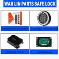 Electronic Digital Keypad Safe Lock 5 User Code and 1 Master Code for ...